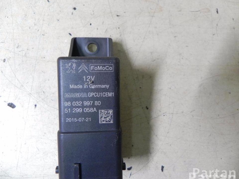 Relay, glow plug system 9803299780, 51299058A Ford KUGA I 2012