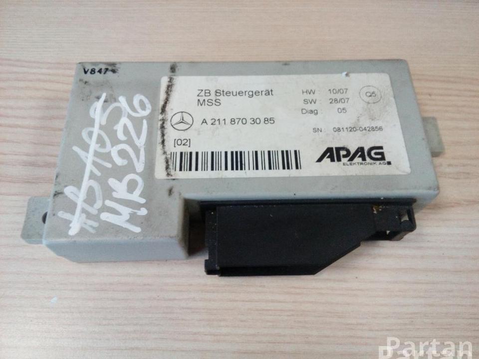 control unit A2118703085 Mercedes-Benz E-CLASS 2006