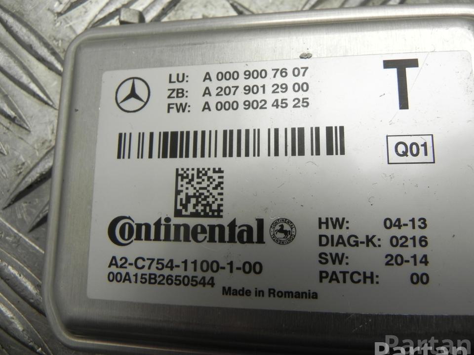 MERCEDES-BENZ A0009007607 E-CLASS (W212) 2016 Camera