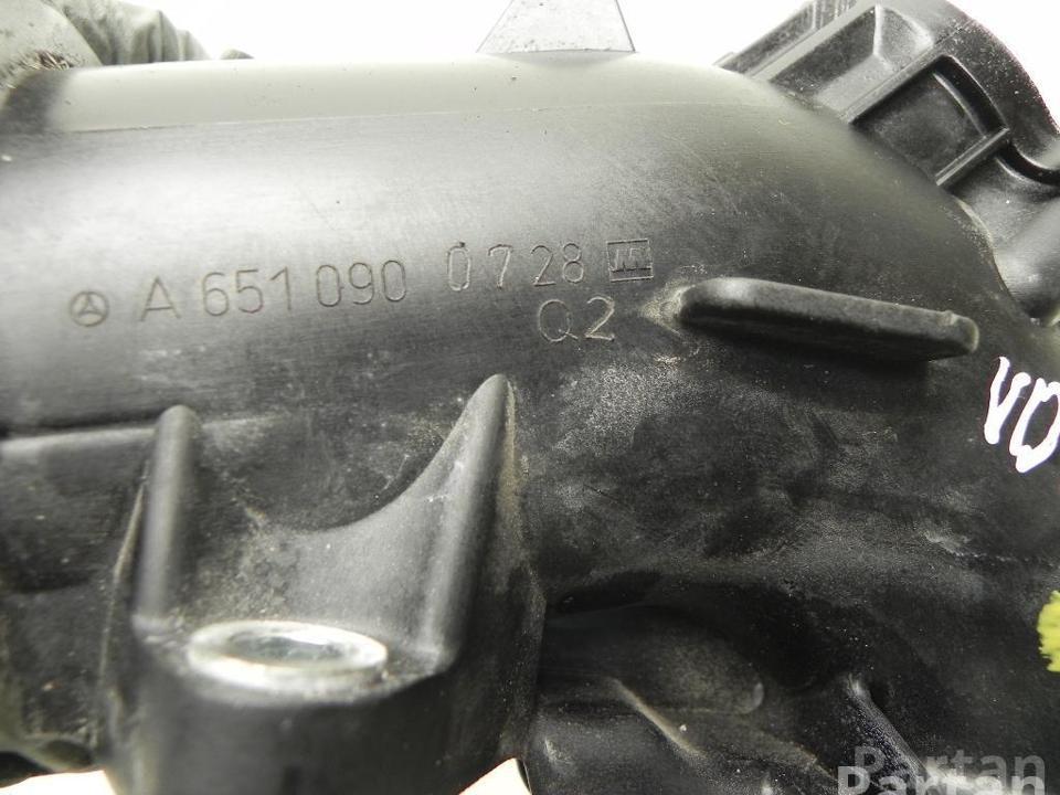 Intake air duct A6510900728 Mercedes-Benz SPRINTER 3,5-t Box 2015
